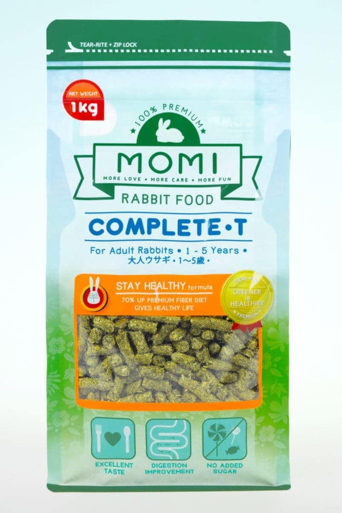 Momi Complete-T (Adult Rabbit) Food 1kg | PetMall Singapore