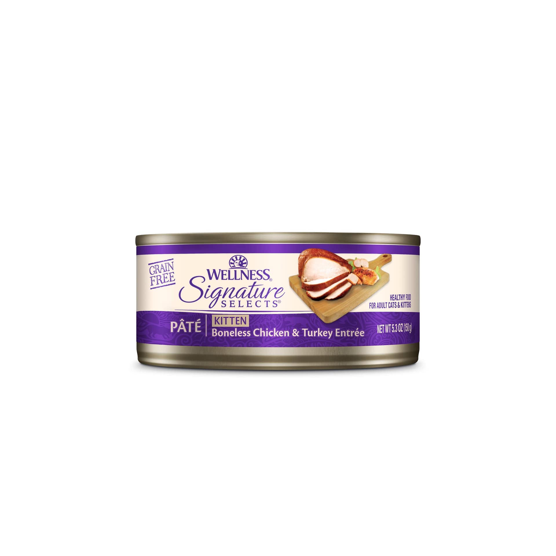 Wellness CORE Signature Selects Pate Kitten Boneless Chicken & Turkey ...