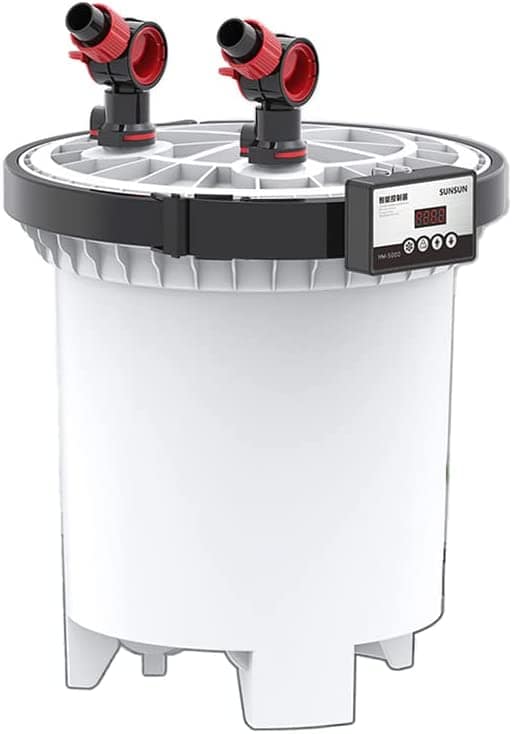 SunSun HW-5000 UV 9W 4-Stage External Canister Filter, 1215gph ...