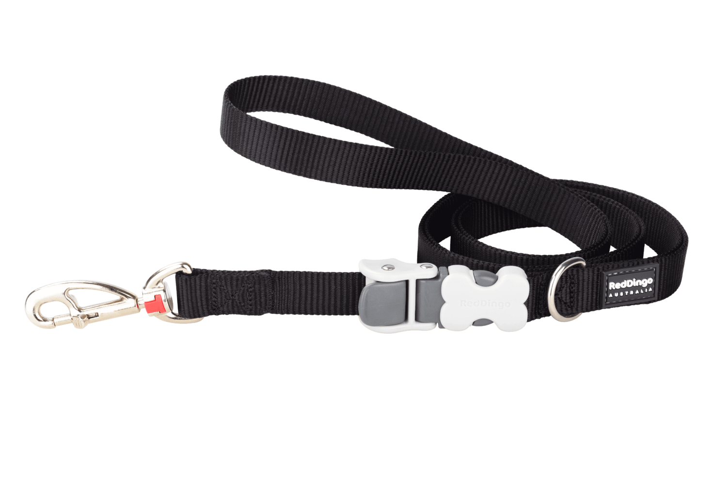 Red Dingo Super Lead Classic Black (4 Sizes) | PetMall Singapore
