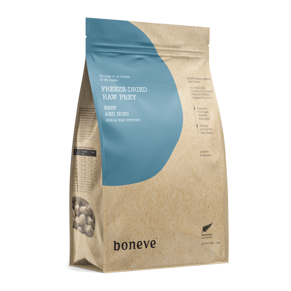 Boneve Freeze-dried Raw Prey Beef & Hoki Dog Food (2 Sizes) | PetMall ...