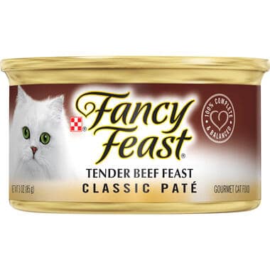 Purina Fancy Feast Classic Tender Beef Wet Cat Food 85g | PetMall Singapore
