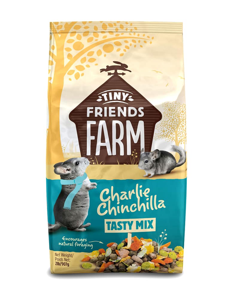 Supreme Tiny Friends Farm Charlie Chinchilla Tasty Mix Food (2 Sizes ...