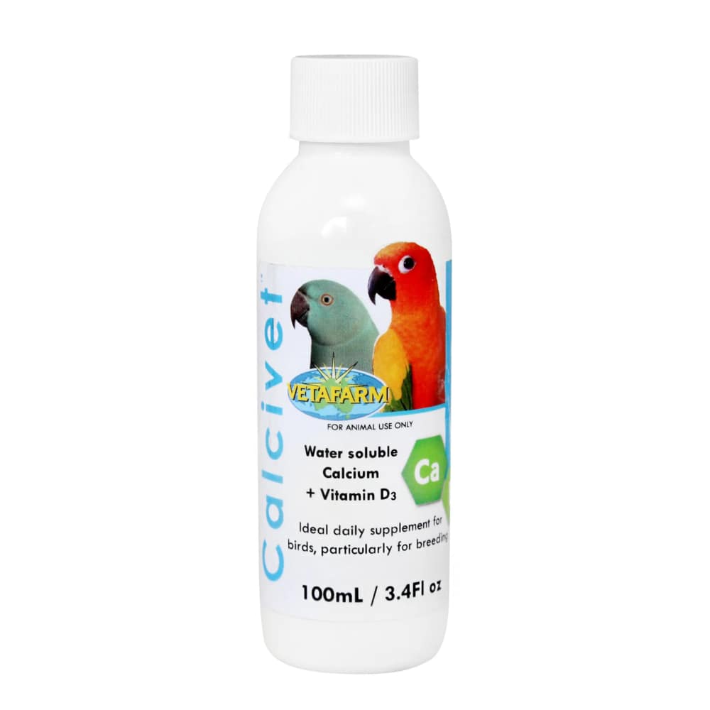 Vetafarm Calcivet Liquid Calcium Supplement for Birds (3 Sizes ...
