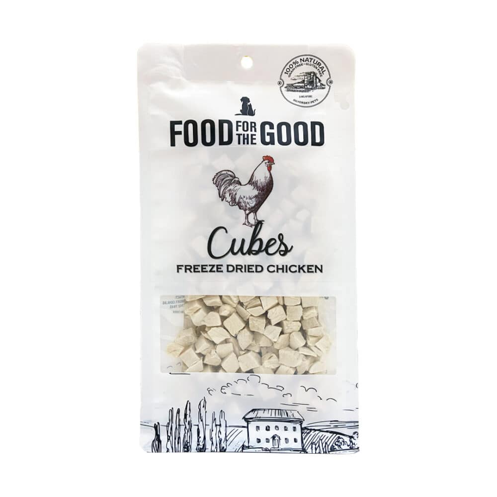 Food For The Good Freeze Dried Chicken Cubes Pet Food 80g | PetMall ...