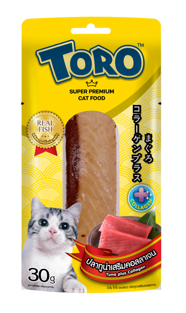 Toro Tuna Fillet Plus Collagen Cat Treats 30g | PetMall Singapore