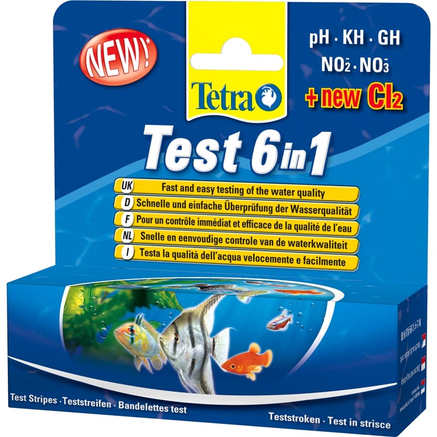 Tetra Test 6in1 Water Treatment 25 Strips | PetMall Singapore