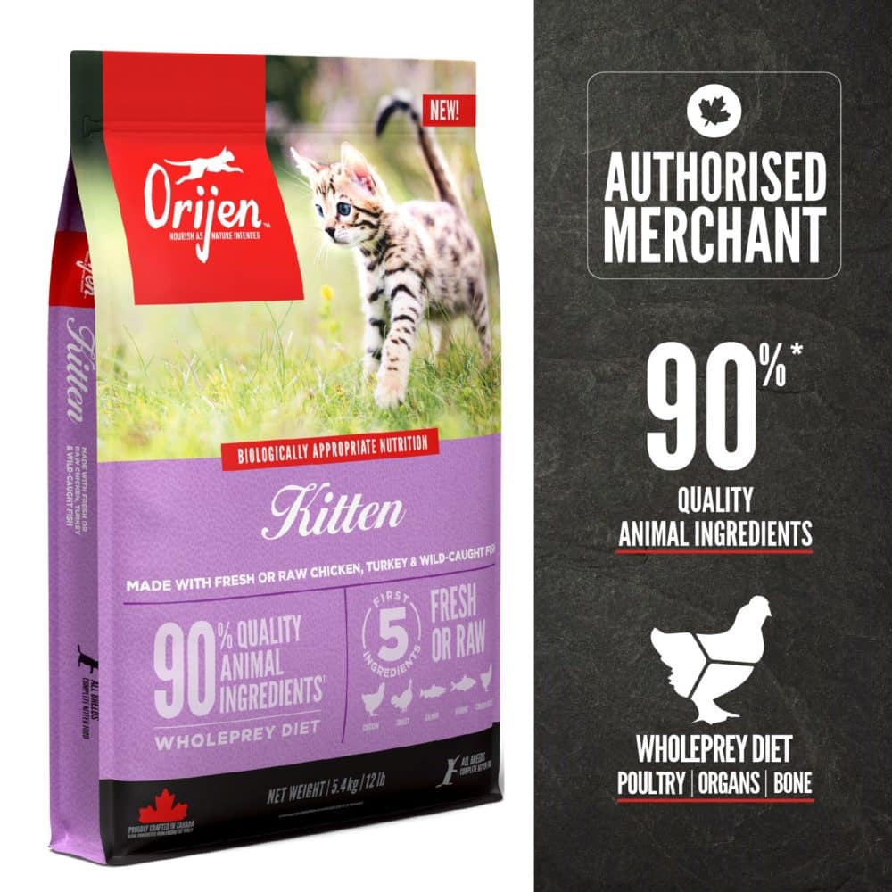 ORJEN Kitten Freeze-Dried Infused Dry Cat Food (3 Sizes) | PetMall ...