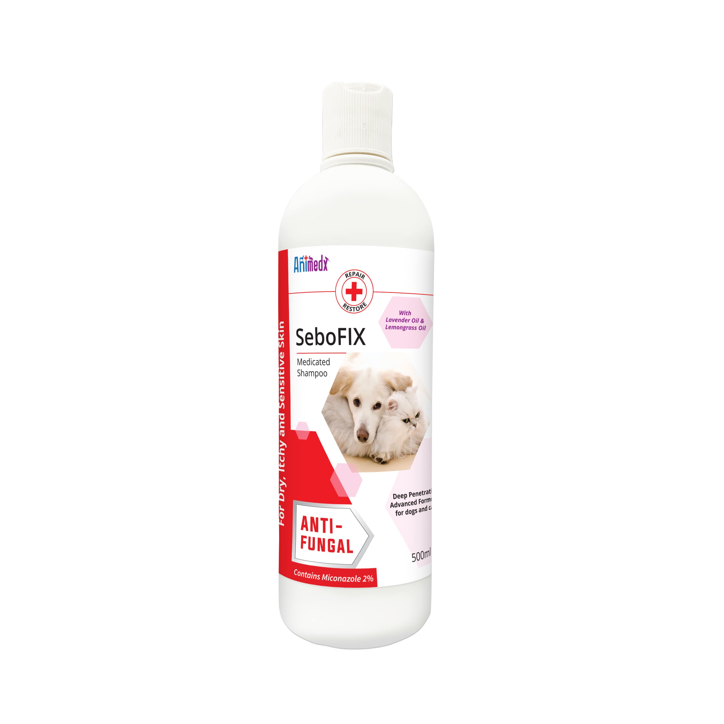 Animedx Sebofix Medicated Pet Shampoo (2 Sizes) | PetMall Singapore
